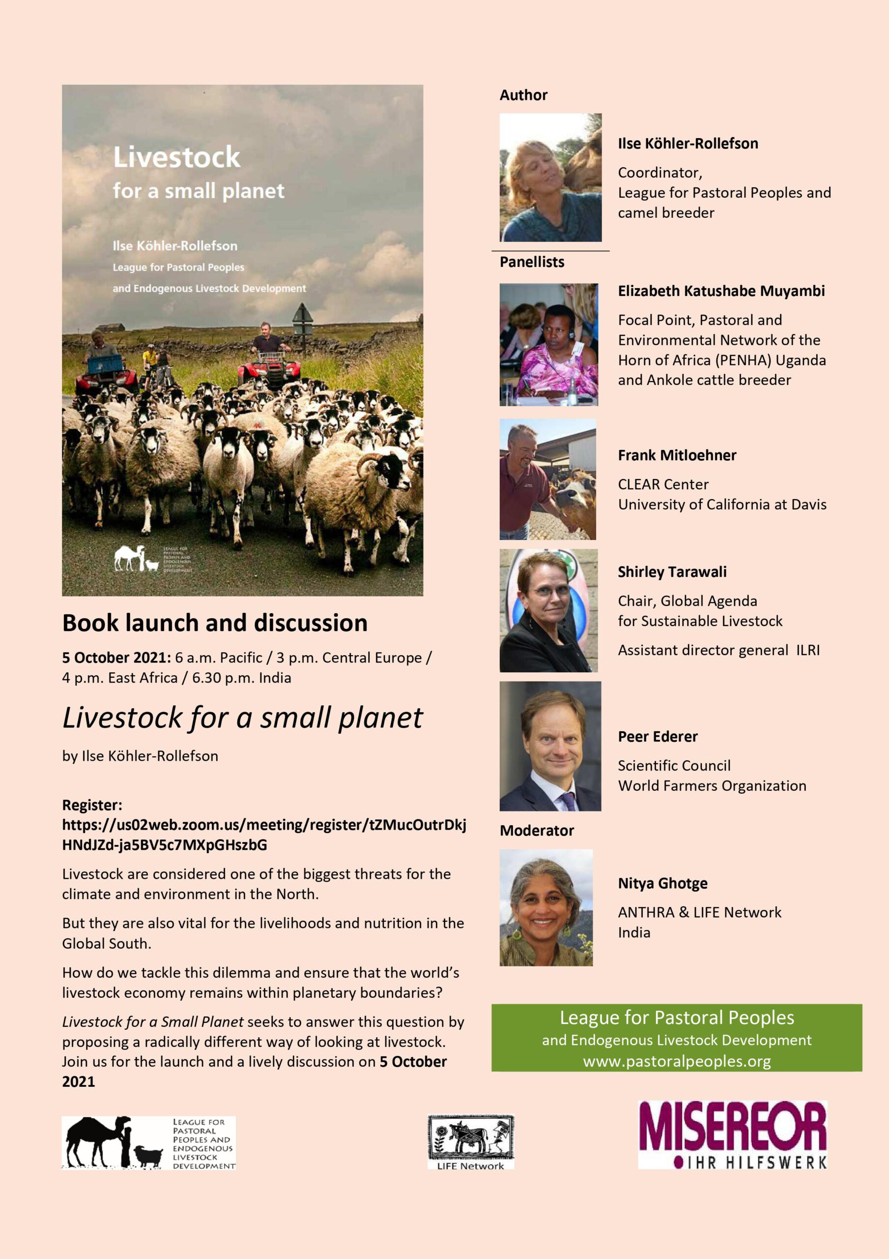 'Livestock for a Small Planet' launch on October 5th - League for ...